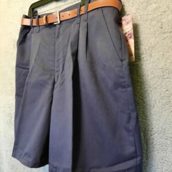 IMAN | Shorts | Vintage New Chic 9s Mom Shorts Size 8 Navy Pleated High ...